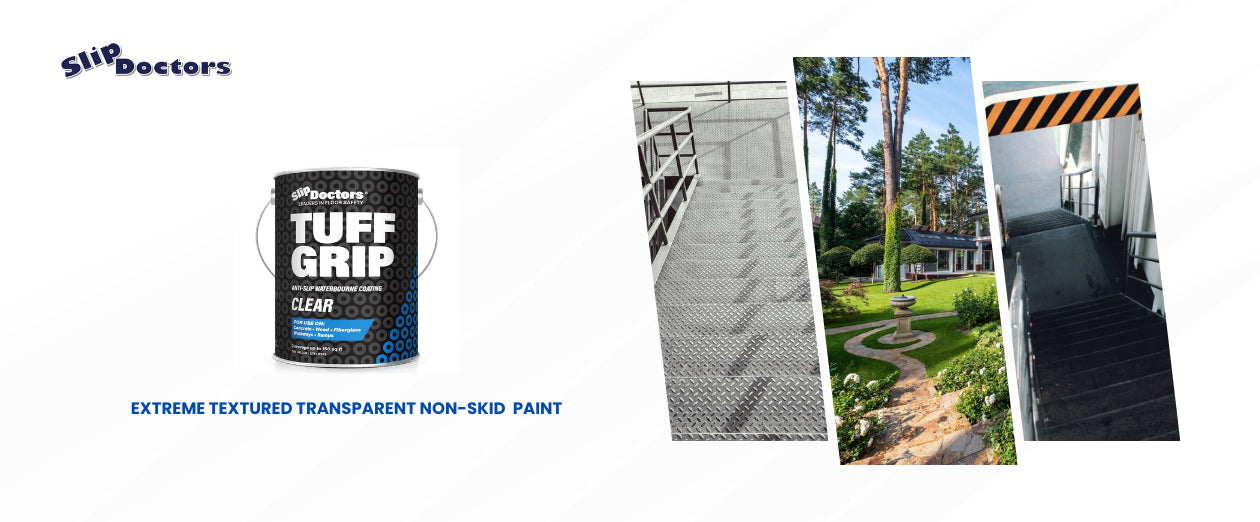 Tuff Grip Anti-Slip Paint Clear is your option to make slippery floors ...
