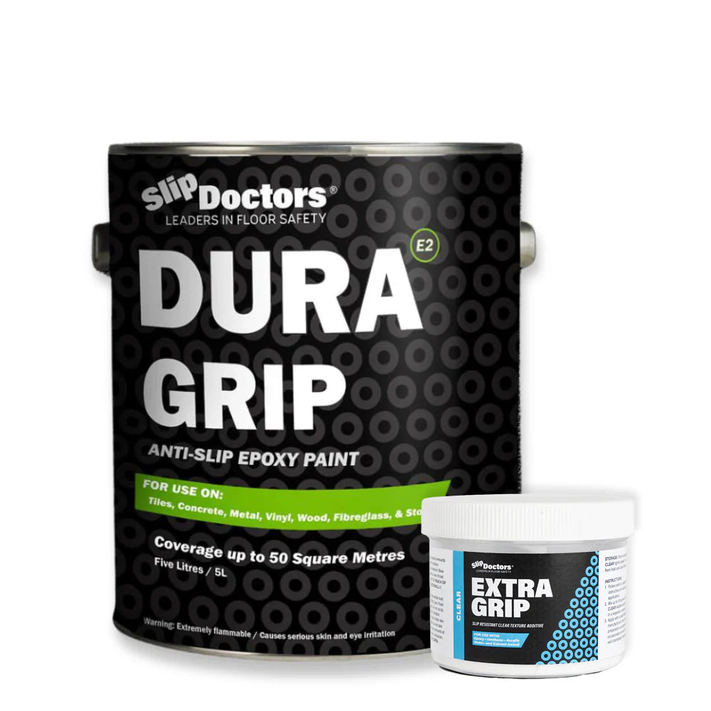 Dura Grip Clear Anti-Slip Epoxy Floor Paint Kit
