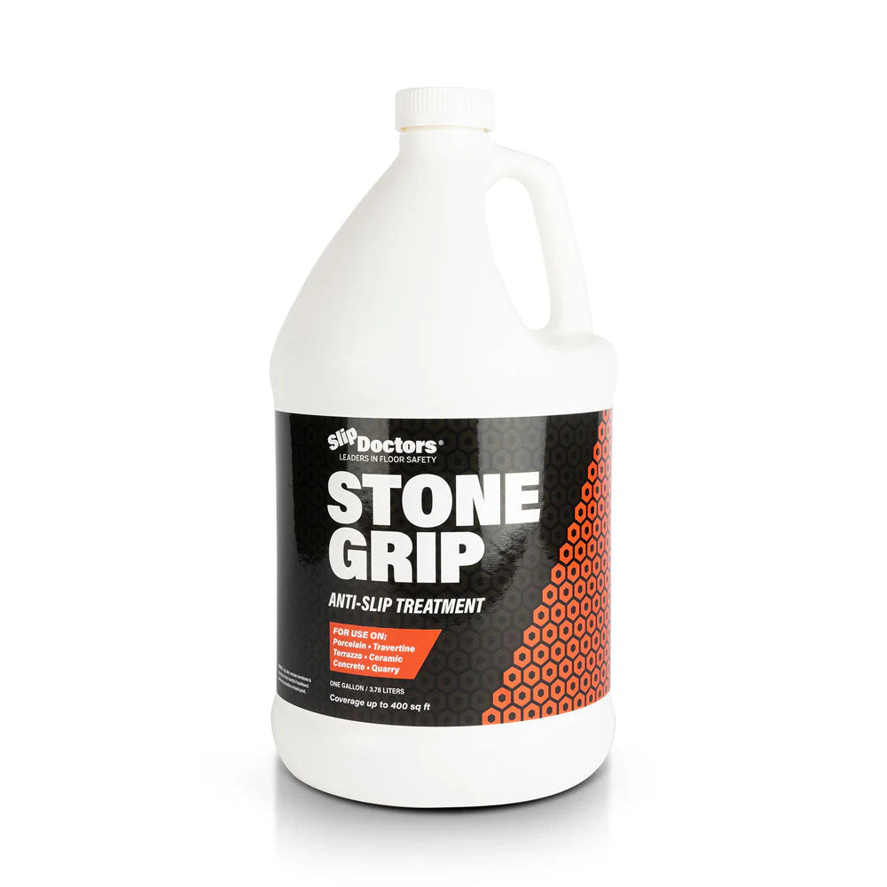 Eliminate Slippery Tile Concrete Stone Floors with Stone Grip
